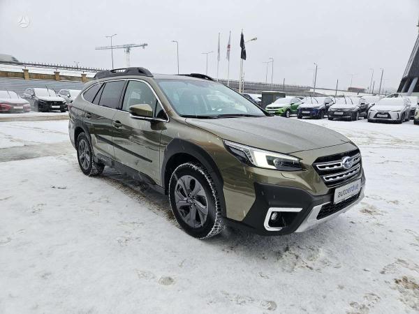 Green Subaru Outback 2022 in Vilnius, with an engine capacity of 2.50 L and mileage of 70 thousand km for 30390 €, photo 2 on AUTOMOTO.COM.LV