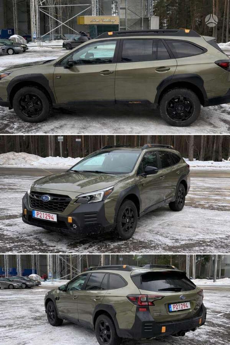 Green Subaru Outback 2022 in Druskininkai, with an engine capacity of 2.40 L and mileage of 121 thousand km for 22500 €, photo 6 on AUTOMOTO.COM.LV
