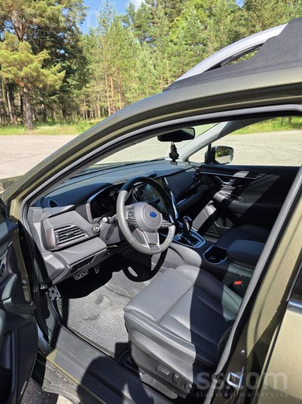 Green Subaru Outback 2023 in Liepaja, with an engine capacity of 2.50 L and mileage of 13 thousand km for 35000 €, photo 7 on AUTOMOTO.COM.LV