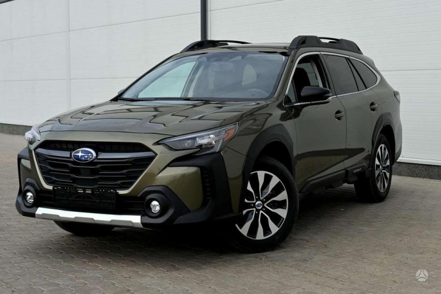 Green Subaru Outback 2023 in Kretinga, with an engine capacity of 2.50 L and mileage of 43 thousand km for 25499 €, photo 4 on AUTOMOTO.COM.LV