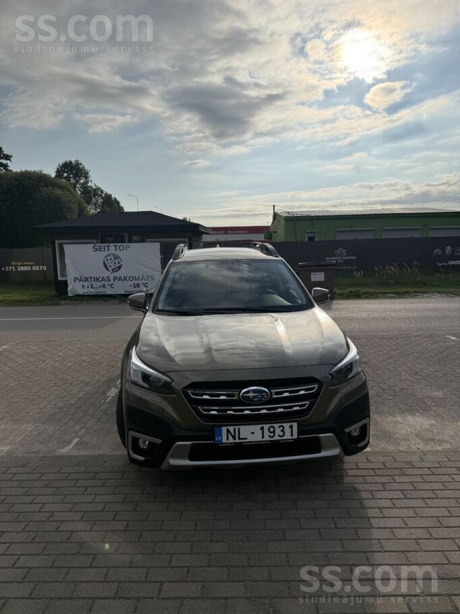 Zaļš Subaru Outback 2023 Rīga, ar dzinēja tilpumu 2.50 L un nobraukumu 99 tūkst. km par 26800 €, foto 1 vietnē AUTOMOTO.COM.LV