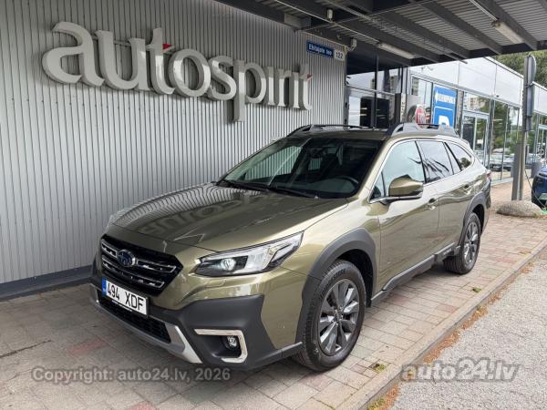 Green Subaru Outback 2023 in Tallinn, with an engine capacity of 2.50 L and mileage of 20 thousand km for 30990 €, photo 1 on AUTOMOTO.COM.LV