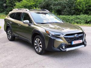 Green Subaru Outback 2025 in Druskininkai, with an engine capacity of 2.39 L and mileage of 18 thousand km for 28300 €, photo  on AUTOMOTO.COM.LV