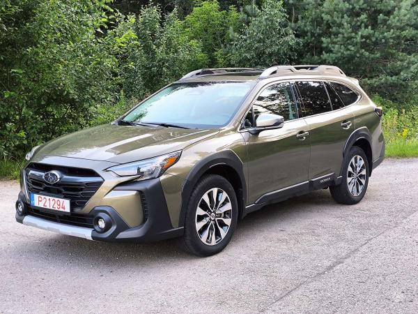 Green Subaru Outback 2025 in Druskininkai, with an engine capacity of 2.39 L and mileage of 18 thousand km for 28300 €, photo 3 on AUTOMOTO.COM.LV