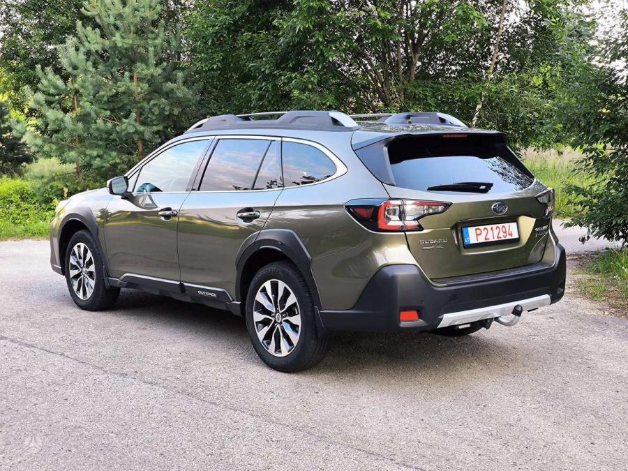 Green Subaru Outback 2025 in Druskininkai, with an engine capacity of 2.39 L and mileage of 18 thousand km for 28300 €, photo 6 on AUTOMOTO.COM.LV
