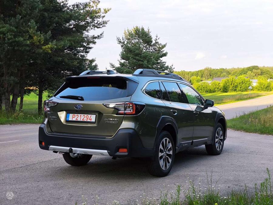 Green Subaru Outback 2025 in Druskininkai, with an engine capacity of 2.39 L and mileage of 18 thousand km for 28300 €, photo 8 on AUTOMOTO.COM.LV