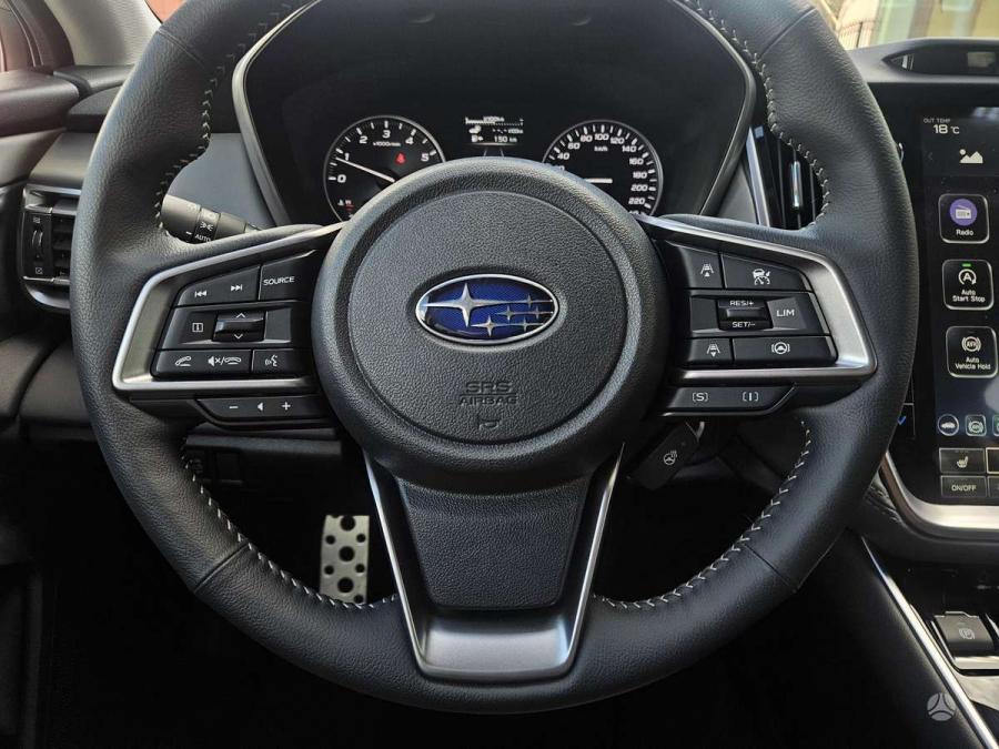Green Subaru Outback 2025 in Vilnius, with an engine capacity of 2.50 L and mileage of 10 thousand km for 34590 €, photo 11 on AUTOMOTO.COM.LV