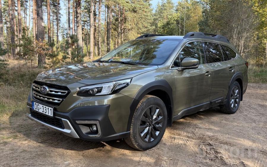 Zaļš Subaru Outback 2025 Rīga, ar dzinēja tilpumu 2.50 L un nobraukumu 34 tūkst. km par 34250 €, foto 1 vietnē AUTOMOTO.COM.LV