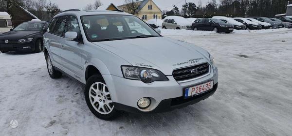 Pelēks Subaru Outback 2005 Utena, ar dzinēja tilpumu 2.50 L un nobraukumu 239 tūkst. km par 3750 €, foto 1 vietnē AUTOMOTO.COM.LV