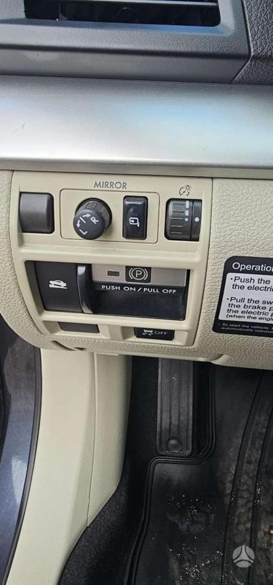 Grey Subaru Outback 2010 in Utena, with an engine capacity of 2.50 L and mileage of 270 thousand km for 7950 €, photo 17 on AUTOMOTO.COM.LV