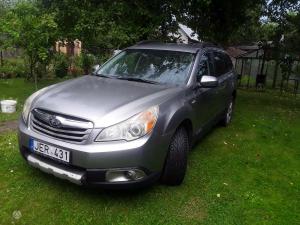 Pelēks Subaru Outback 2011 Viļņa, ar dzinēja tilpumu 2.46 L un nobraukumu 241 tūkst. km par 3900 €, foto 5 vietnē AUTOMOTO.COM.LV