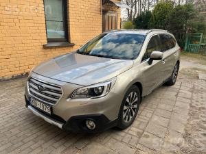 Grey Subaru Outback 2015 in Riga, with an engine capacity of 2.50 L and mileage of 149 thousand km for 13500 €, photo  on AUTOMOTO.COM.LV