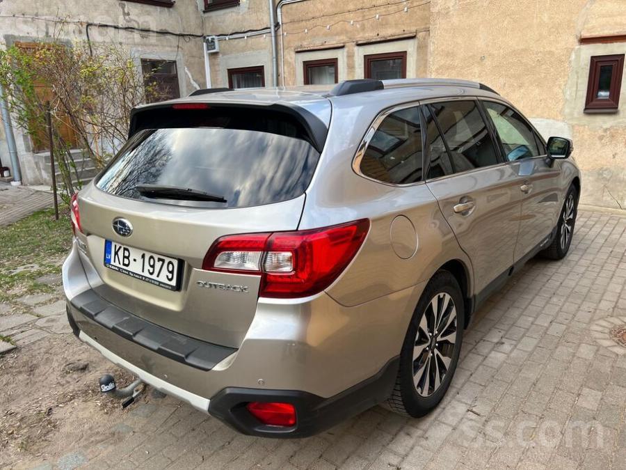 Pelēks Subaru Outback 2015 Rīga, ar dzinēja tilpumu 2.50 L un nobraukumu 149 tūkst. km par 13500 €, foto 6 vietnē AUTOMOTO.COM.LV