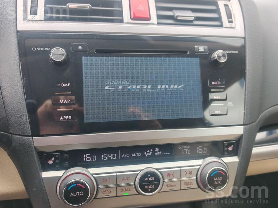 Grey Subaru Outback 2017 in Riga, with an engine capacity of 2.00 L and mileage of 166 thousand km for 13500 €, photo 30 on AUTOMOTO.COM.LV