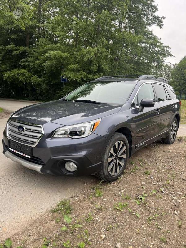 Grey Subaru Outback 2017 in Ukmerge, with an engine capacity of 3.60 L and mileage of 215 thousand km for 9400 €, photo 3 on AUTOMOTO.COM.LV