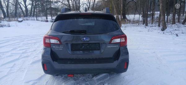 Grey Subaru Outback 2018 in Birzai, with an engine capacity of 2.50 L and mileage of 186 thousand km for 12500 €, photo 5 on AUTOMOTO.COM.LV