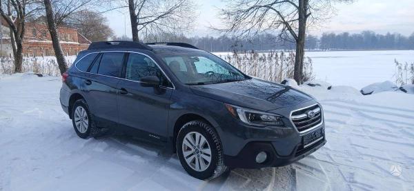 Grey Subaru Outback 2018 in Birzai, with an engine capacity of 2.50 L and mileage of 186 thousand km for 12500 €, photo 7 on AUTOMOTO.COM.LV