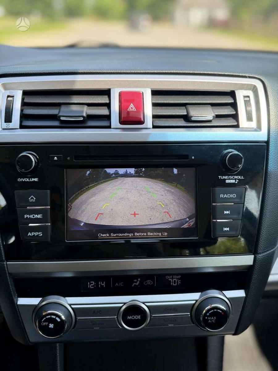 Grey Subaru Outback 2019 in Birzai, with an engine capacity of 2.50 L and mileage of 149 thousand km for 13900 €, photo 8 on AUTOMOTO.COM.LV
