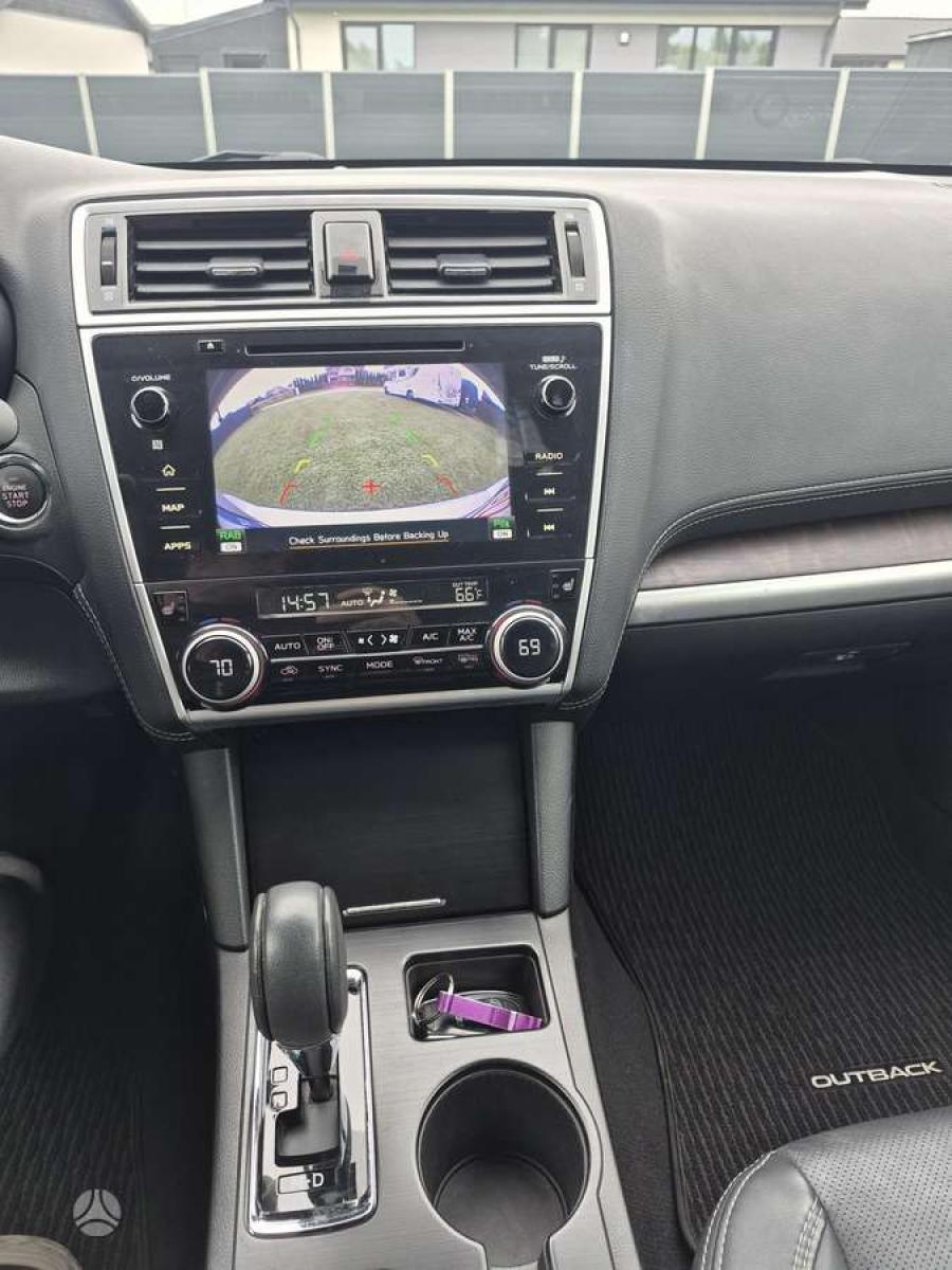 Grey Subaru Outback 2019 in Klaipeda, with an engine capacity of 2.50 L and mileage of 174 thousand km for 15800 €, photo 10 on AUTOMOTO.COM.LV