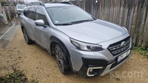 Grey Subaru Outback 2021 in Riga, with an engine capacity of 2.50 L and mileage of 66 thousand km for 25555 €, photo  on AUTOMOTO.COM.LV