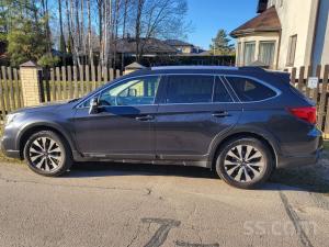 Grey Subaru Outback 2015 in Riga, with an engine capacity of 2.50 L and mileage of 98 thousand km for 15000 €, photo  on AUTOMOTO.COM.LV