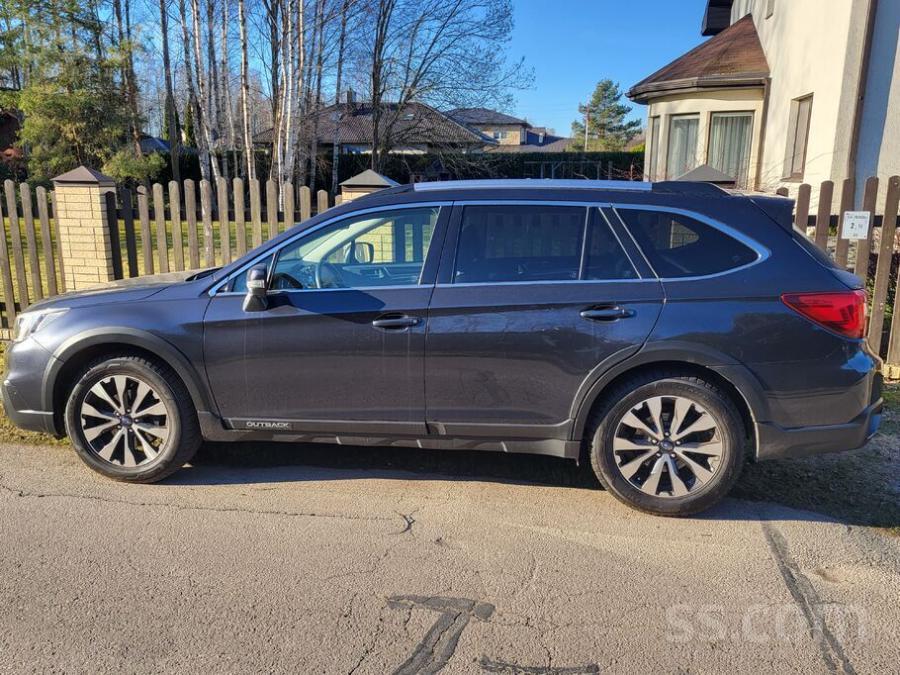 Pelēks Subaru Outback 2015 Rīga, ar dzinēja tilpumu 2.50 L un nobraukumu 98 tūkst. km par 15000 €, foto 1 vietnē AUTOMOTO.COM.LV