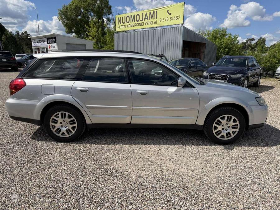 Grey Subaru Outback 2005 in Utena, with an engine capacity of 2.46 L and mileage of 245 thousand km for 4000 €, photo 17 on AUTOMOTO.COM.LV