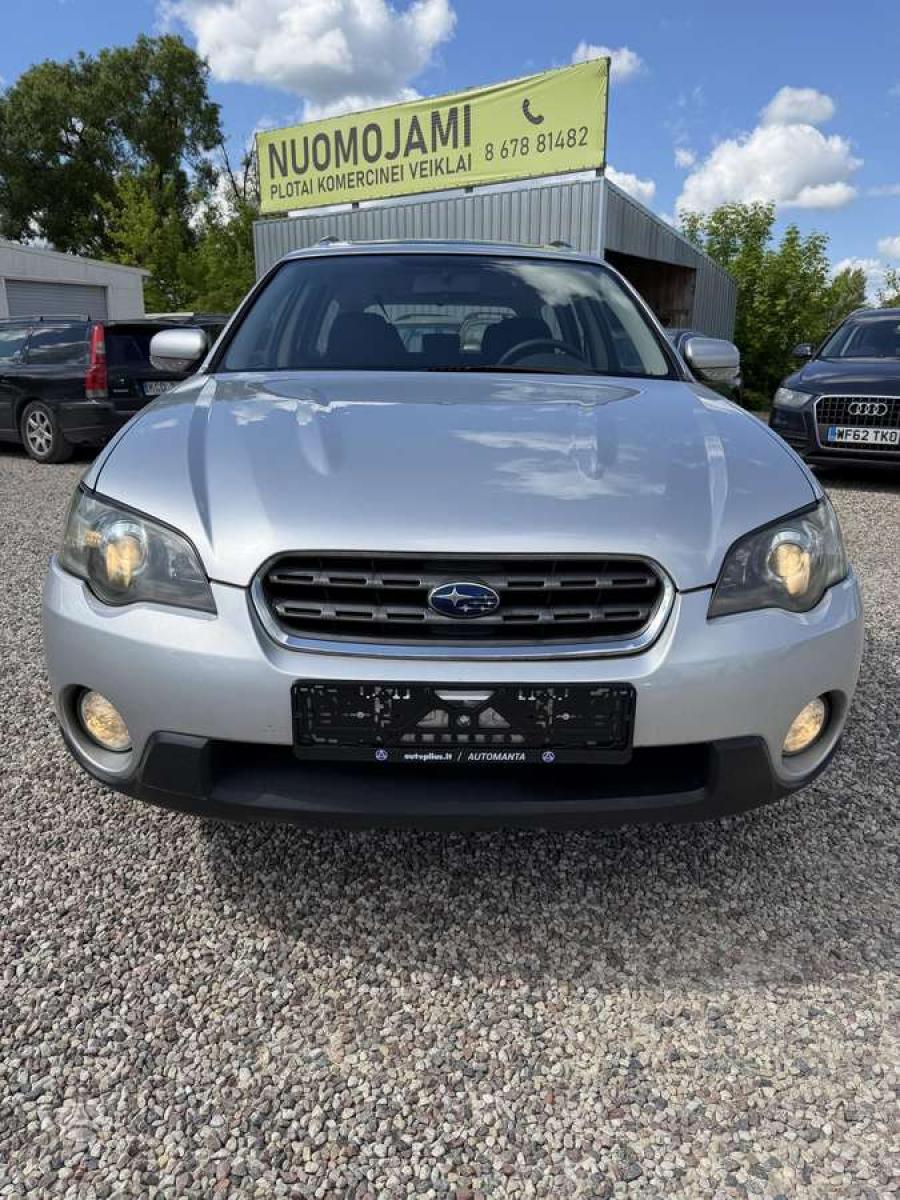 Grey Subaru Outback 2005 in Utena, with an engine capacity of 2.46 L and mileage of 245 thousand km for 4000 €, photo 18 on AUTOMOTO.COM.LV