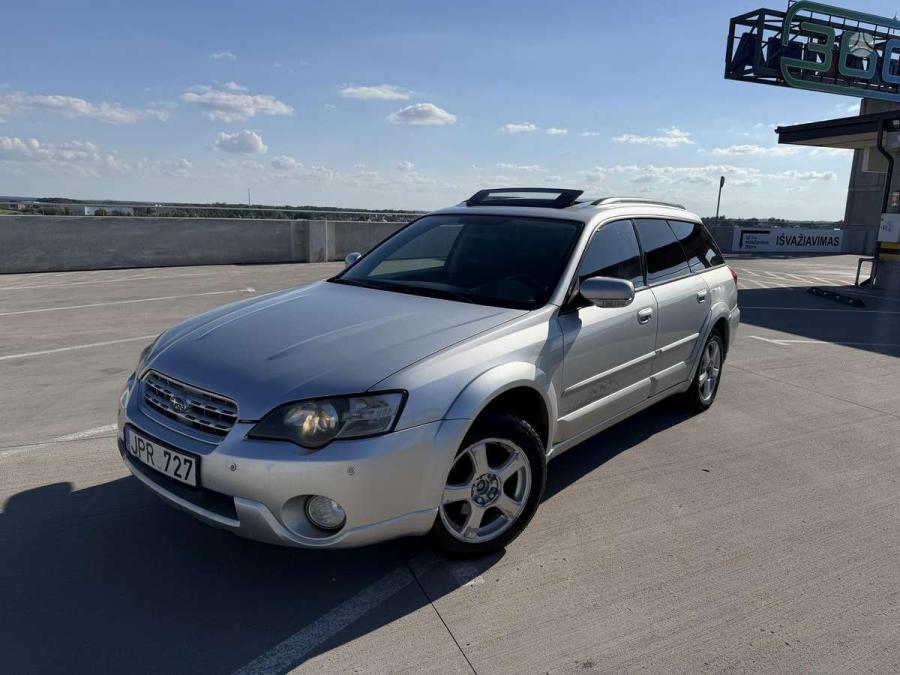 Grey Subaru Outback 2005 in Vilnius, with an engine capacity of 2.50 L and mileage of 240 thousand km for 1850 €, photo 5 on AUTOMOTO.COM.LV