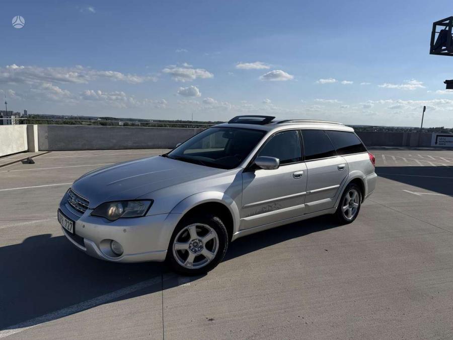 Grey Subaru Outback 2005 in Vilnius, with an engine capacity of 2.50 L and mileage of 240 thousand km for 1850 €, photo 6 on AUTOMOTO.COM.LV