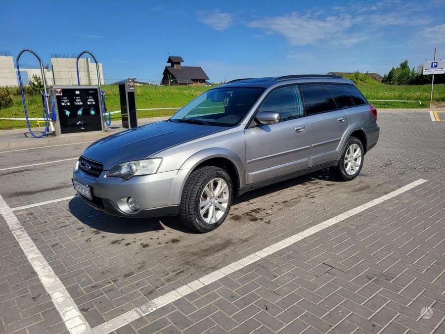 Pelēks Subaru Outback 2005 Marijampole, ar dzinēja tilpumu 3.00 L un nobraukumu 420 tūkst. km par 1700 €, foto 1 vietnē AUTOMOTO.COM.LV