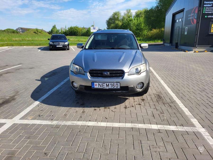 Pelēks Subaru Outback 2005 Marijampole, ar dzinēja tilpumu 3.00 L un nobraukumu 420 tūkst. km par 1700 €, foto 3 vietnē AUTOMOTO.COM.LV