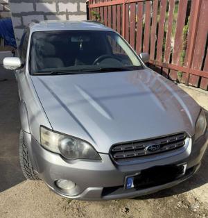 Grey Subaru Outback 2005 in Vilnius, with an engine capacity of 2.46 L and mileage of 429 thousand km for 700 €, photo  on AUTOMOTO.COM.LV