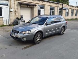 Grey Subaru Outback 2006 in Panevezys, with an engine capacity of 2.46 L and mileage of 362 thousand km for 600 €, photo  on AUTOMOTO.COM.LV