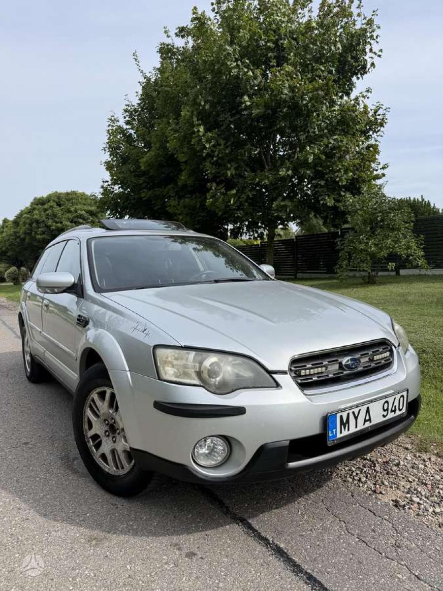 Pelēks Subaru Outback 2006 Viļņa, ar dzinēja tilpumu 2.46 L un nobraukumu 243 tūkst. km par 2450 €, foto 3 vietnē AUTOMOTO.COM.LV