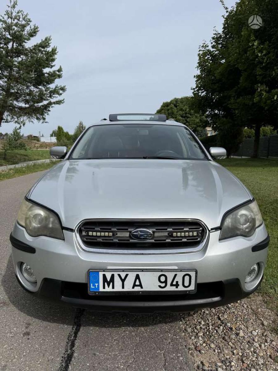 Pelēks Subaru Outback 2006 Viļņa, ar dzinēja tilpumu 2.46 L un nobraukumu 243 tūkst. km par 2450 €, foto 8 vietnē AUTOMOTO.COM.LV