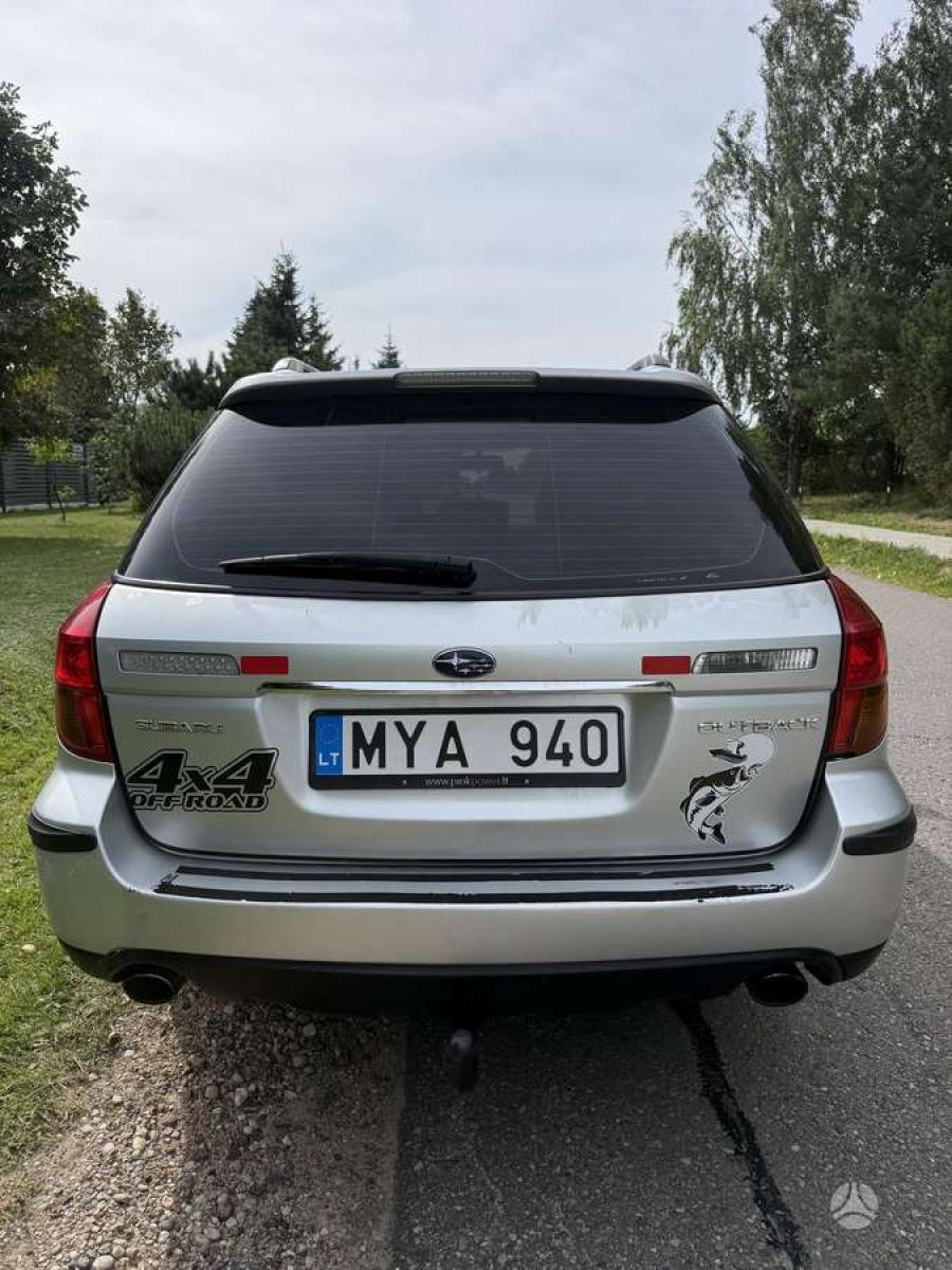 Pelēks Subaru Outback 2006 Viļņa, ar dzinēja tilpumu 2.46 L un nobraukumu 243 tūkst. km par 2450 €, foto 9 vietnē AUTOMOTO.COM.LV