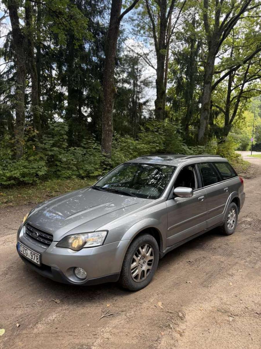 Pelēks Subaru Outback 2006 Viļņa, ar dzinēja tilpumu 2.46 L un nobraukumu 250 tūkst. km par 1650 €, foto 3 vietnē AUTOMOTO.COM.LV