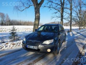 Pelēks Subaru Outback 2008 Cēsis, ar dzinēja tilpumu 2.50 L un nobraukumu 311 tūkst. km par 2850 €, foto  vietnē AUTOMOTO.COM.LV