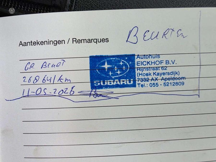 Pelēks Subaru Outback 2010 Utena, ar dzinēja tilpumu 2.46 L un nobraukumu 270 tūkst. km par 7750 €, foto 15 vietnē AUTOMOTO.COM.LV