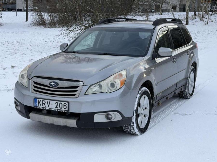 Pelēks Subaru Outback 2011 Viļņa, ar dzinēja tilpumu 2.50 L un nobraukumu 310 tūkst. km par 3100 €, foto 1 vietnē AUTOMOTO.COM.LV