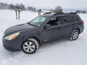 Grey Subaru Outback 2011 in Plunge, with an engine capacity of 2.50 L and mileage of 243 thousand km for 3000 €, photo  on AUTOMOTO.COM.LV