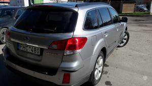 Grey Subaru Outback 2011 in Vilnius, with an engine capacity of 2.46 L and mileage of 147 thousand km for 6850 €, photo  on AUTOMOTO.COM.LV