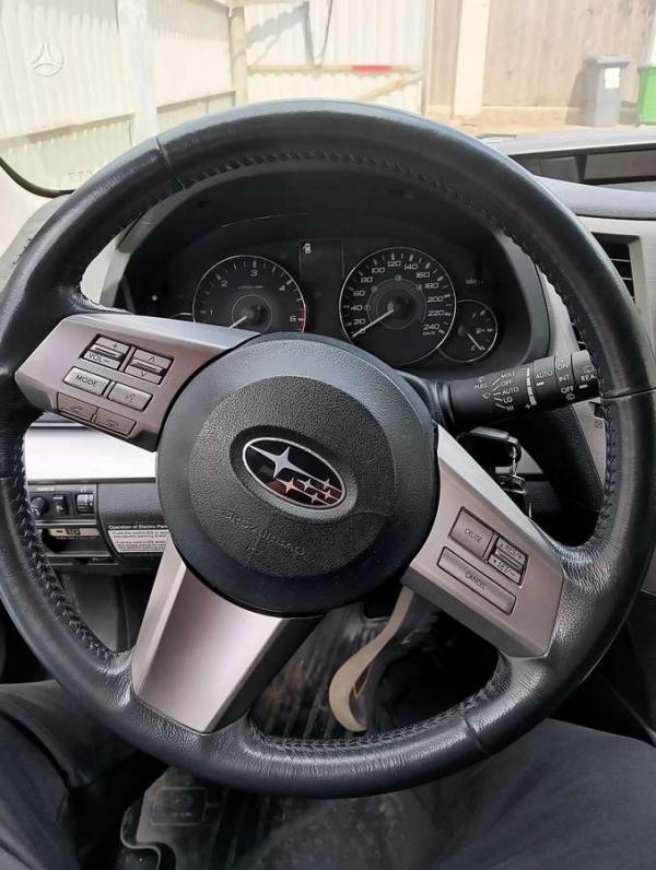Pelēks Subaru Outback 2012 Ukmergė, ar dzinēja tilpumu 2.00 L un nobraukumu 270 tūkst. km par 2150 €, foto 10 vietnē AUTOMOTO.COM.LV