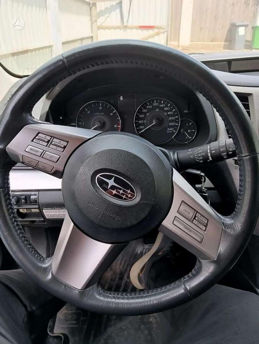 Grey Subaru Outback 2012 in Ukmerge, with an engine capacity of 2.00 L and mileage of 270 thousand km for 2150 €, photo 11 on AUTOMOTO.COM.LV