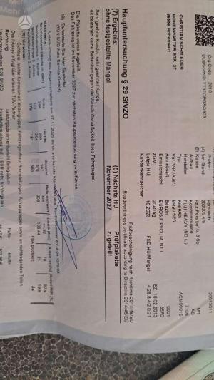 Pelēks Subaru Outback 2013 Plungė, ar dzinēja tilpumu 2.46 L un nobraukumu 210 tūkst. km par 5650 €, foto 19 vietnē AUTOMOTO.COM.LV