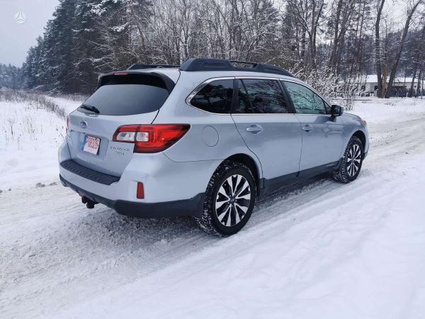 Grey Subaru Outback 2015 in Vilnius, with an engine capacity of 3.60 L and mileage of 219 thousand km for 8600 €, photo 4 on AUTOMOTO.COM.LV