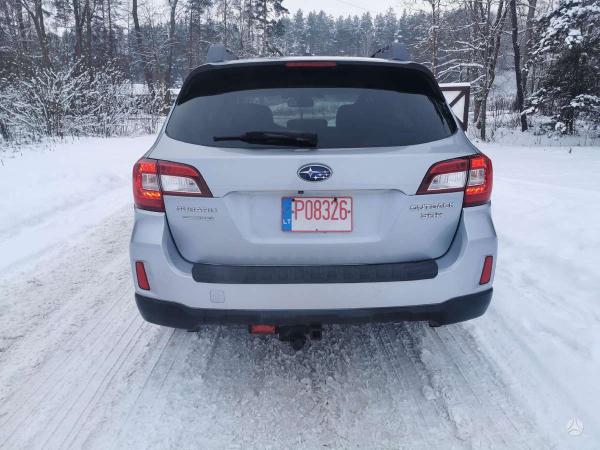 Grey Subaru Outback 2015 in Vilnius, with an engine capacity of 3.60 L and mileage of 219 thousand km for 8600 €, photo 6 on AUTOMOTO.COM.LV