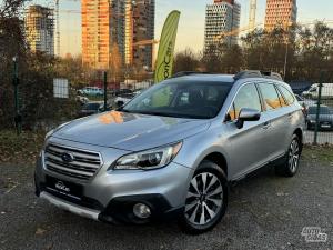 Grey Subaru Outback 2015 in Vilnius, with an engine capacity of 2.50 L and mileage of 286 thousand km for 9500 €, photo  on AUTOMOTO.COM.LV