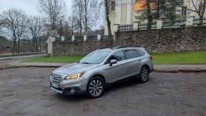 Pelēks Subaru Outback 2015 Viļņa, ar dzinēja tilpumu 2.50 L un nobraukumu 240 tūkst. km par 7900 €, foto  vietnē AUTOMOTO.COM.LV